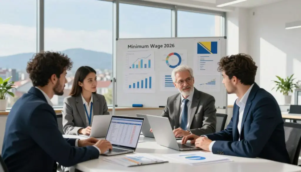 Salário mínimo Bósnia 2026: valor e custo de vida